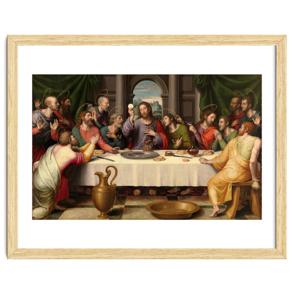 Juan de Juanes / 'The Last Supper', ca. 1562, Spanish School, Oil on p ...
