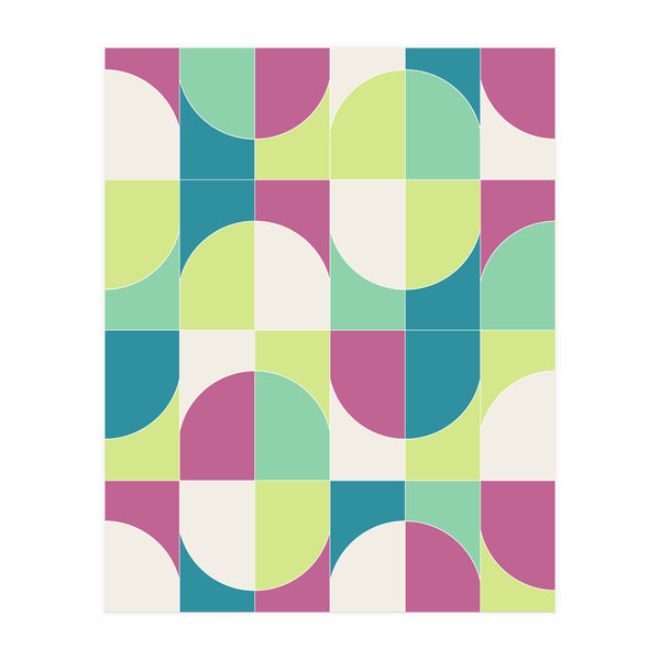 Bold Geo Tiles 04 (Print Only) Art Print by DesigndN | Arthaus