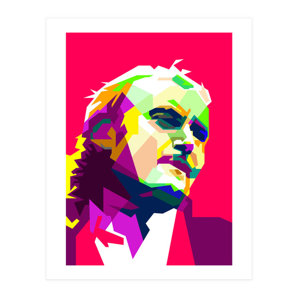 Phil Collins Pop Art WPAP (Print Only) Art Print by Artkreator | Arthaus