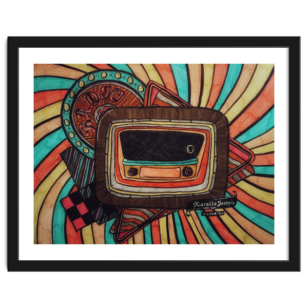 Radio Art Print by Karelle Joseph | Arthaus