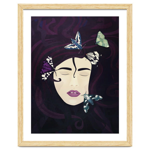 Sleeping Beauty (Sleeping Beauty Series) Art Print by Sybille Sterk ...