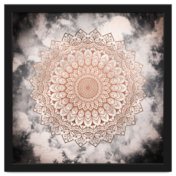 Rose Night Mandala Art Print by Nika | Arthaus
