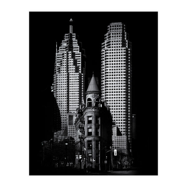 Gooderham Flatiron Building And Toronto Downtown No 2 (Print Only) Art ...